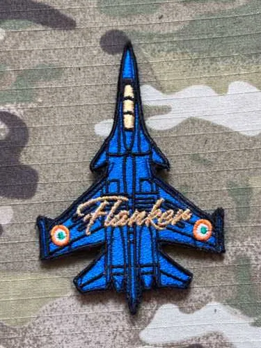 Indian Air Force - SU30MKI - Flanker Patch - Blue - nášivka | Vojenské ...