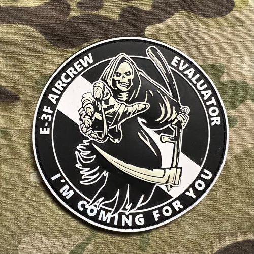 France Air Force 36e EDCA - E-3F AWACS Aircrew Evalutor PVC GID Patch ...