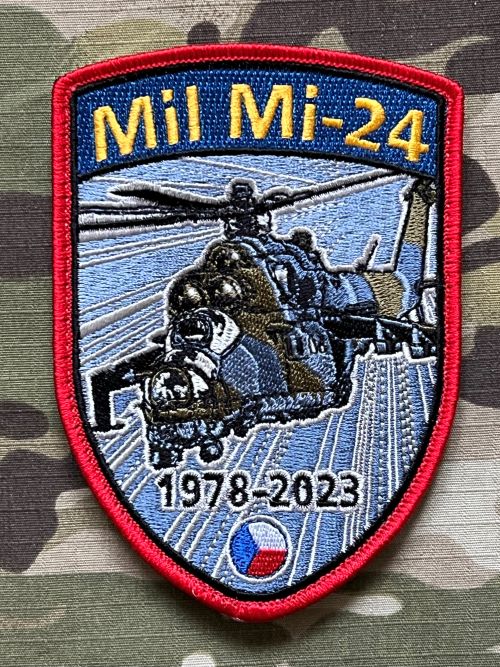 Czech Patch Czech Air Force - Mil Mi-24 - 1978-2023 - nášivka ...