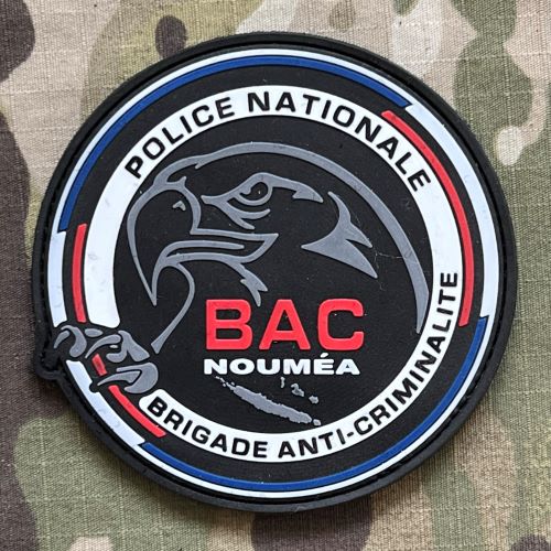 PoliceFirePatches France Police Nationale BAC Nouméa PVC - nášivka ...